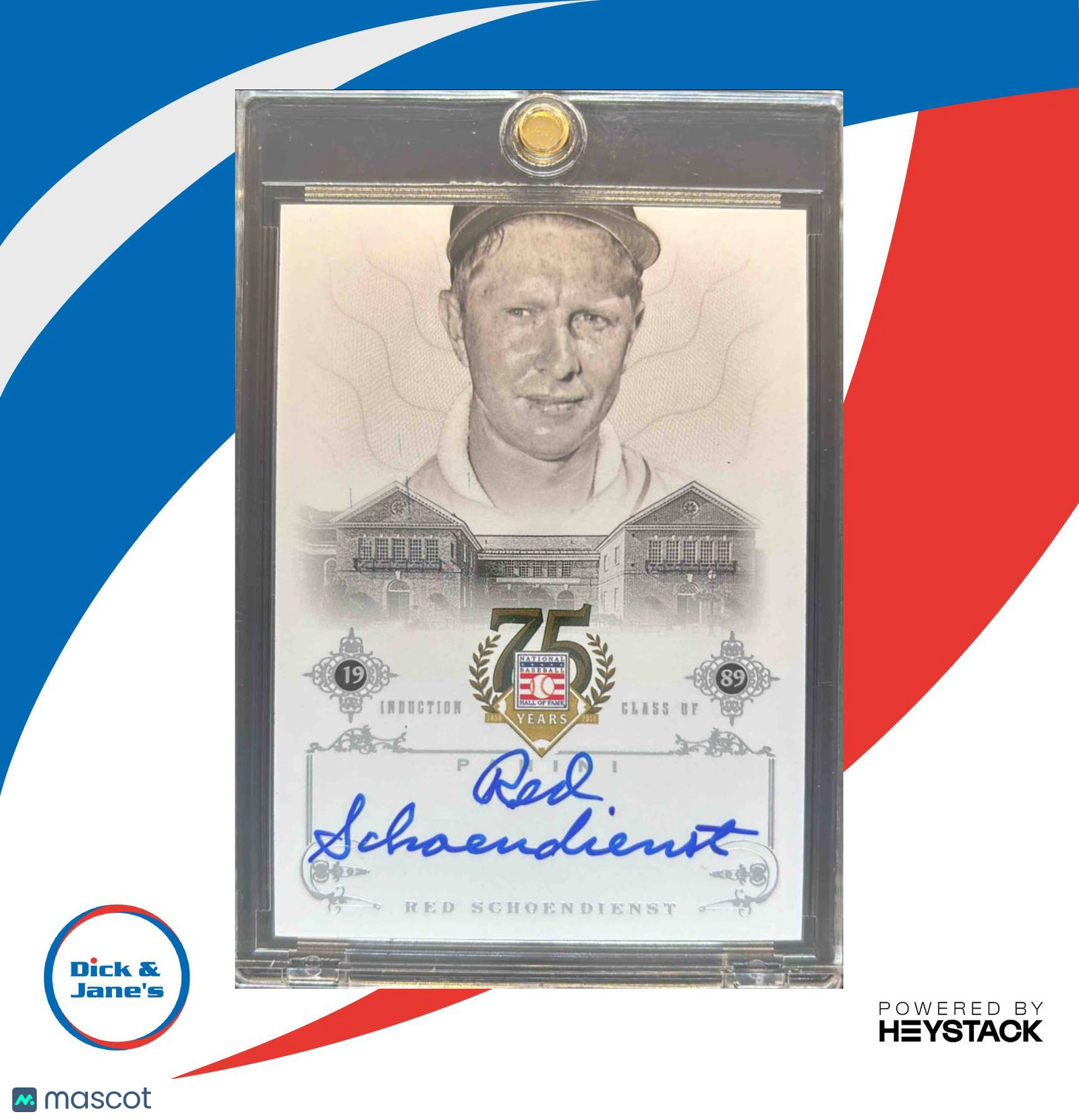 2014 Panini Hall of Fame 75th Red Schoendienst