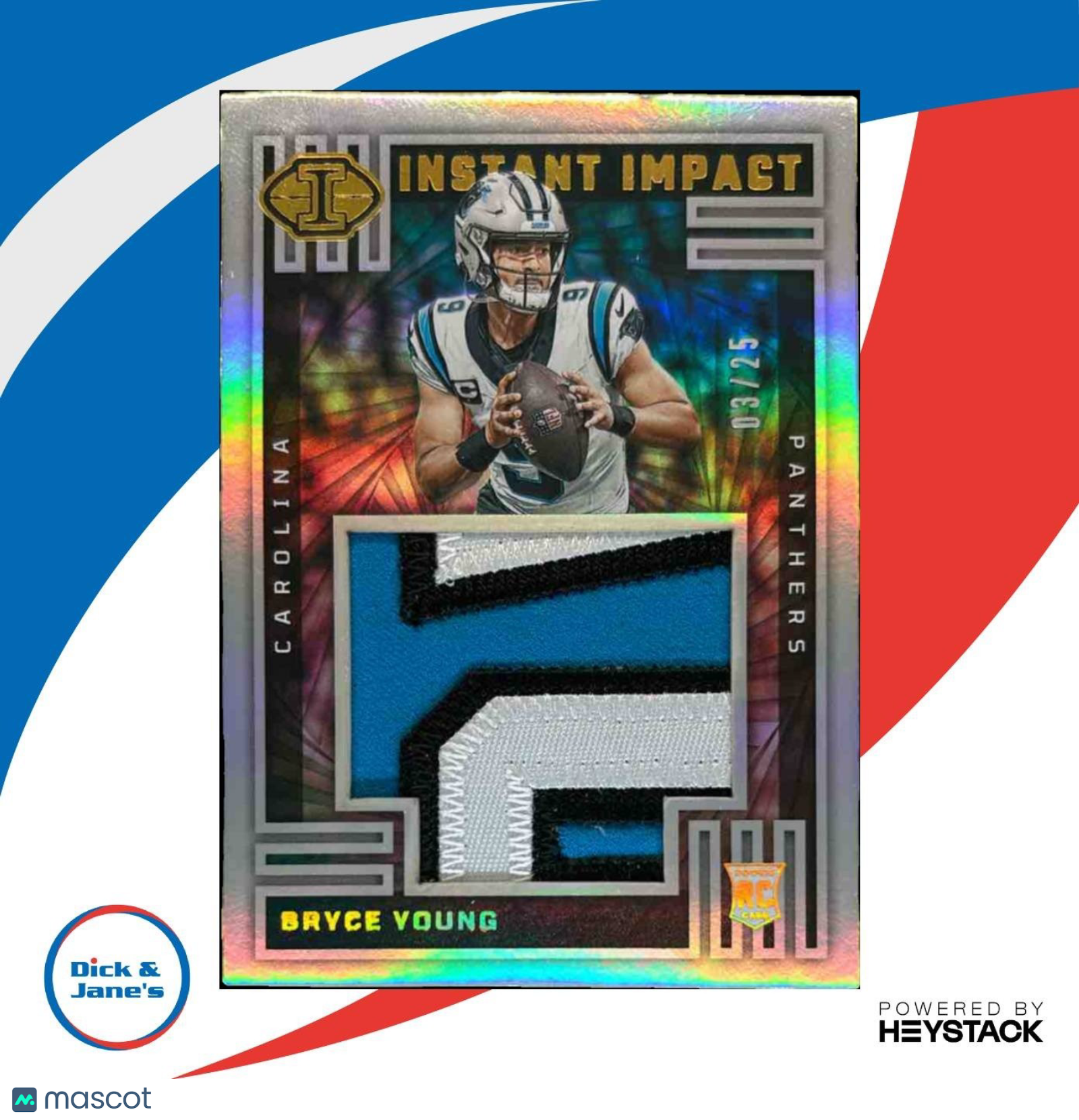 2023 Panini Illusions Bryce Young Instant Impact Patch