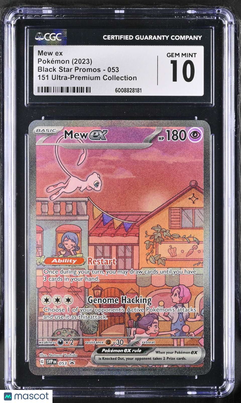 2023 Pokemon Black Star Promos Mew ex #053 151 UPC CGC