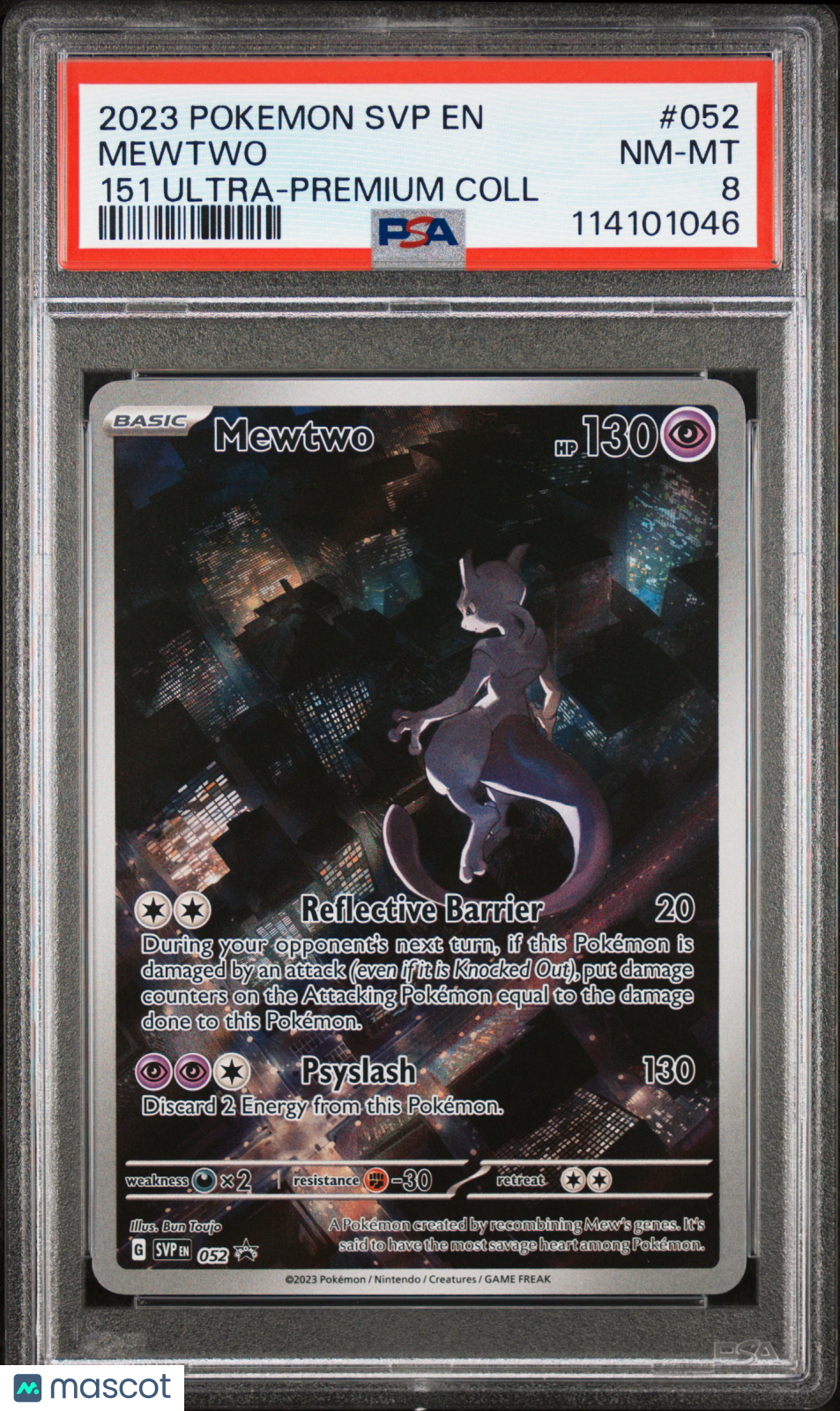 2023 Pokemon SV Black Star Promo Mewtwo #052 151