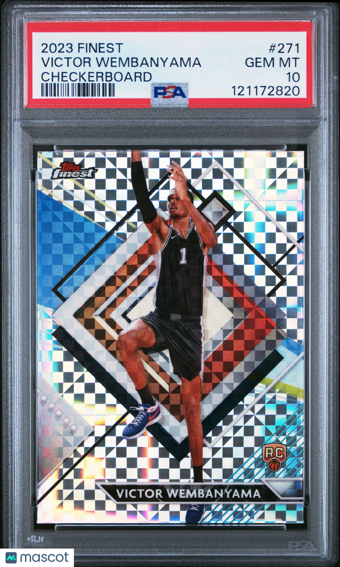 2023 Topps Finest Victor Wembanyama Checkerboard #271