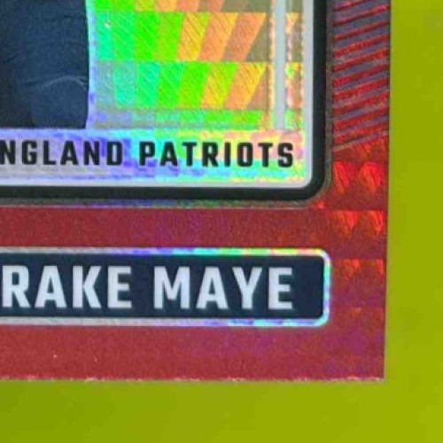 2024 Donruss Optic Drake Maye Red Hyper #229 Rated