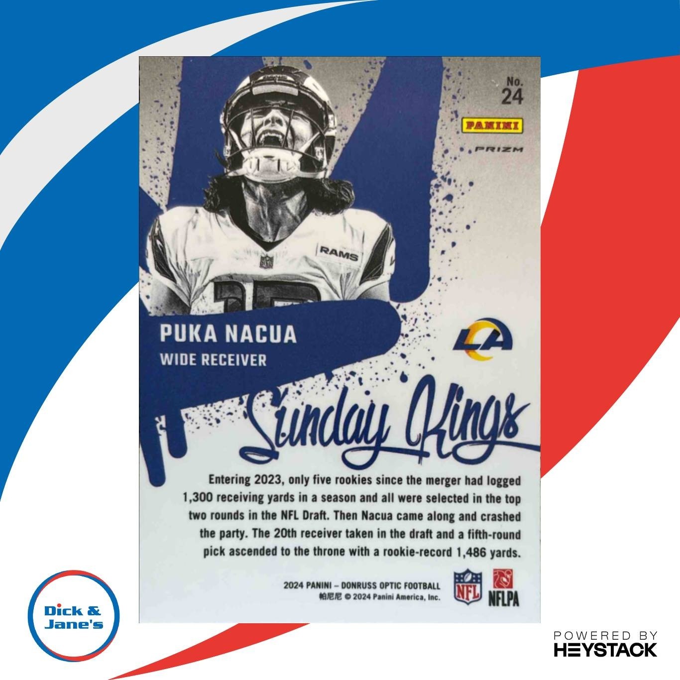 2024 Panini Donruss Optic Puka Nacua Sunday Kings #24