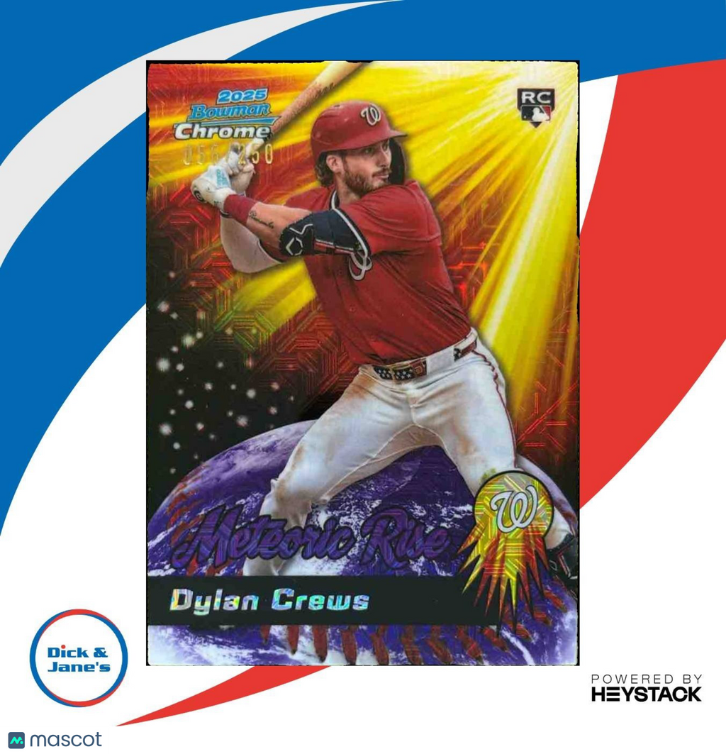 2025 Bowman Chrome Mega Box Dylan Crews Meteoric Rise